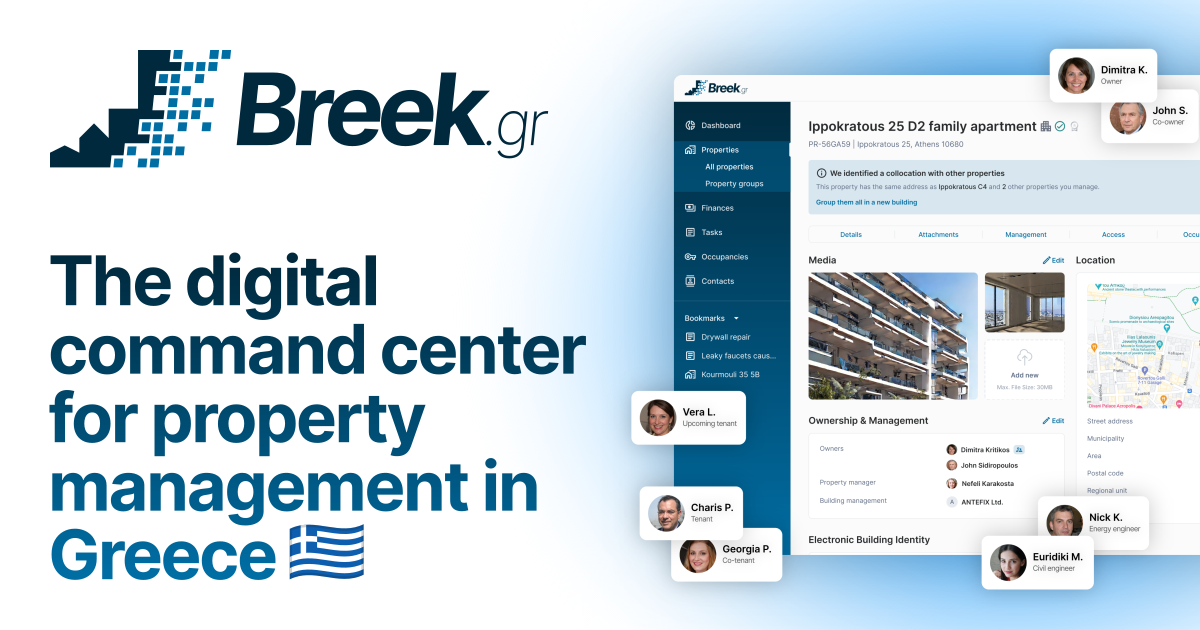 Breek.gr • The property management software for Greece 🇬🇷